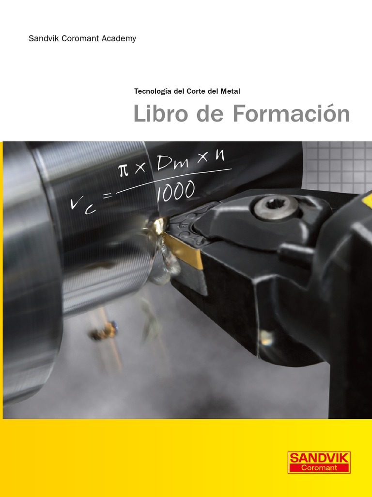 Libro de Formación - Tecnología Corte Metal - Sandvik | PDF