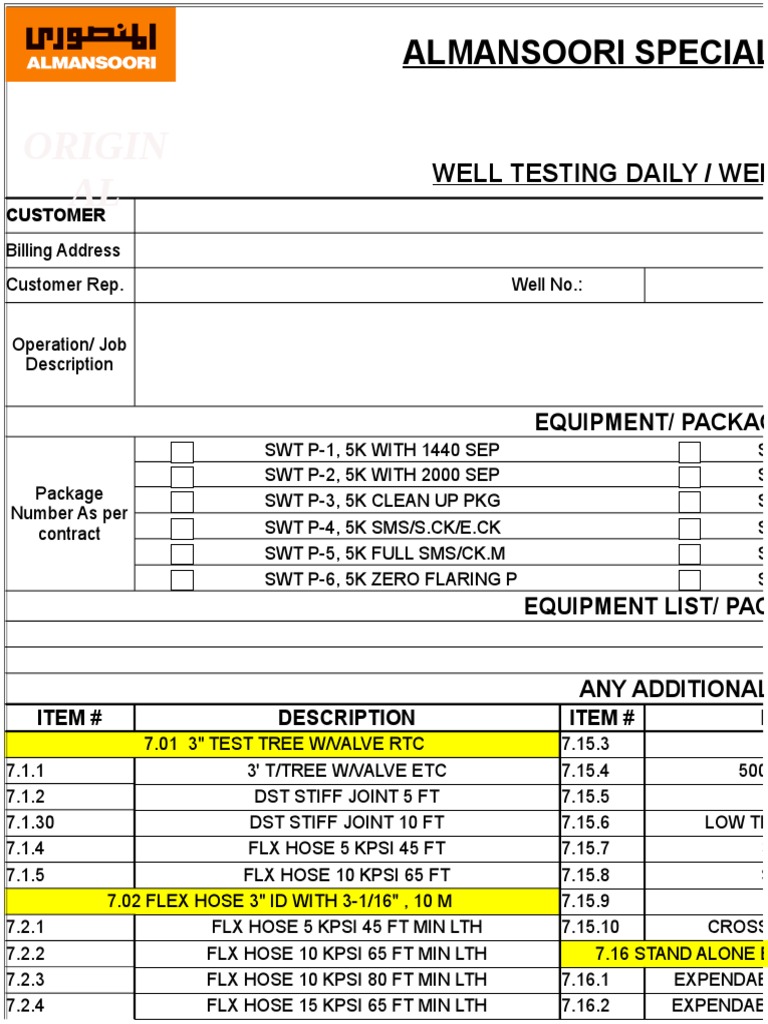 DSR - Standard Format | PDF | Pipe (Fluid Conveyance) | Pump