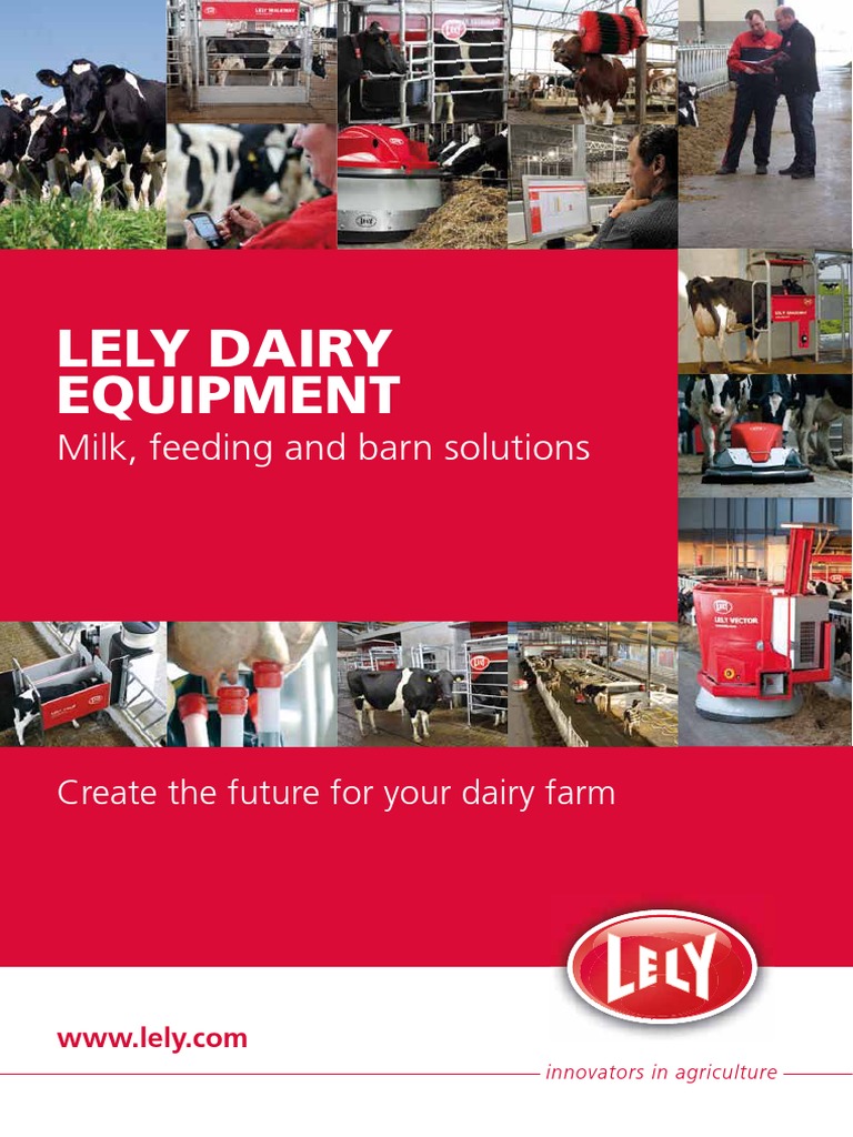 Lely Dairy Equipment Solutions | PDF | Dairy | Dairy Farming