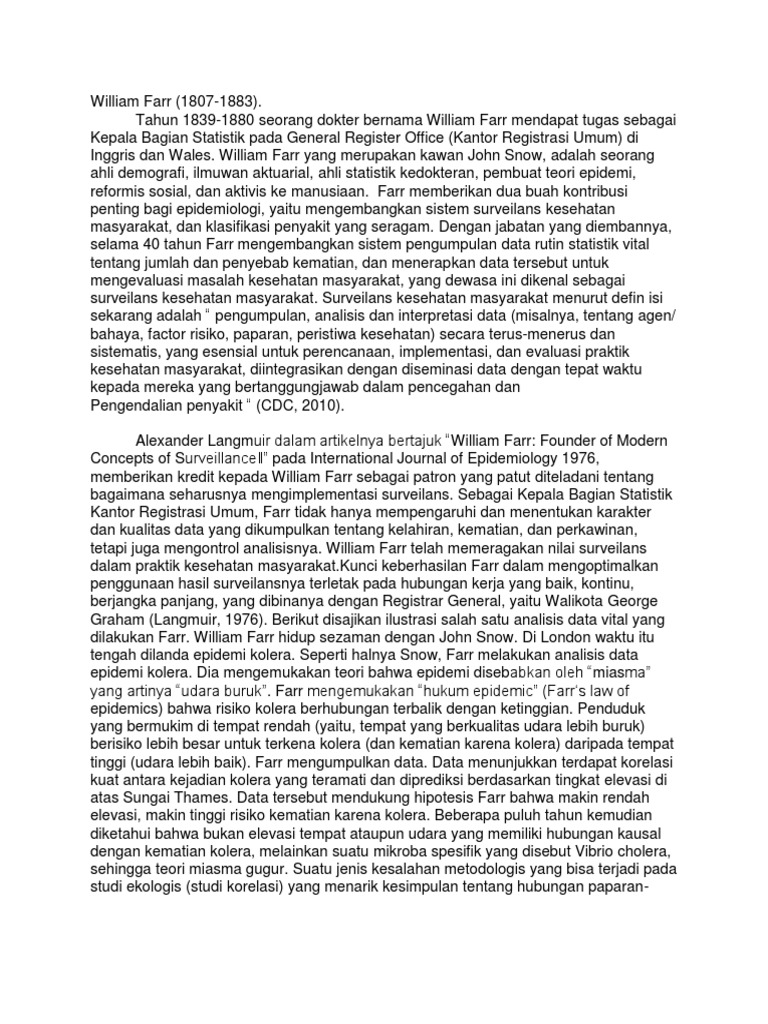 William Farr | PDF