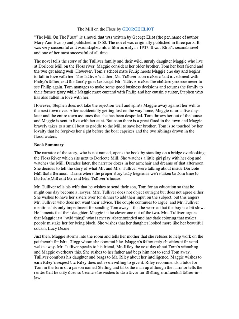 The Mill On The Floss | PDF | The Mill On The Floss