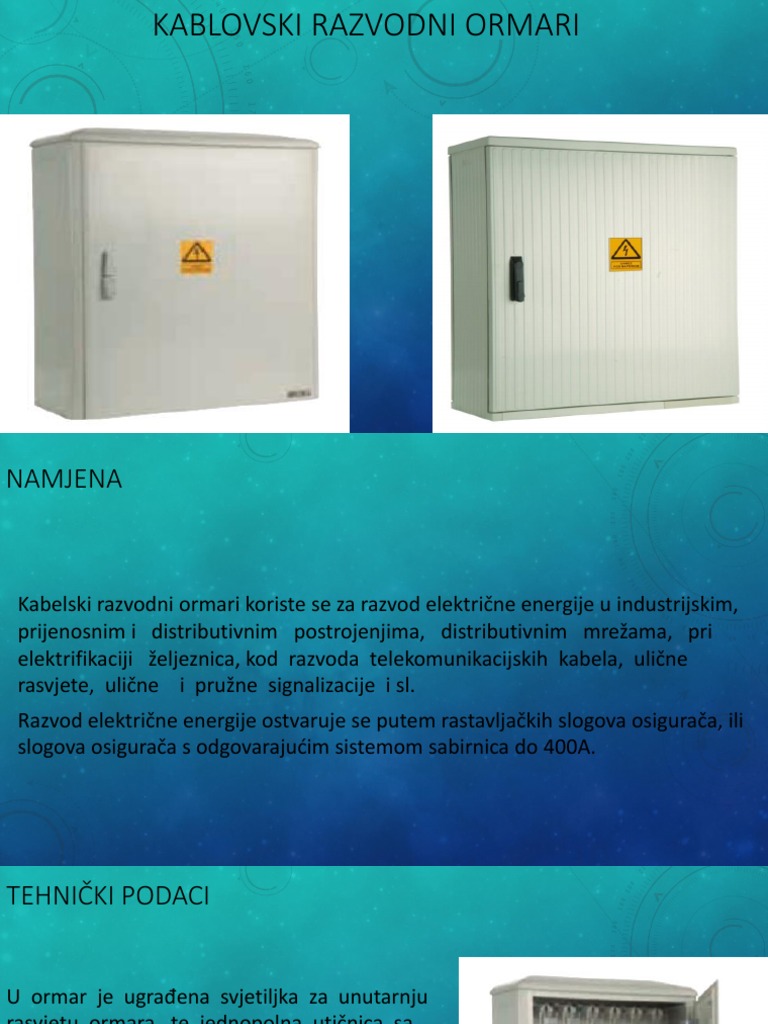 Kablovski Razvodni Ormari | PDF
