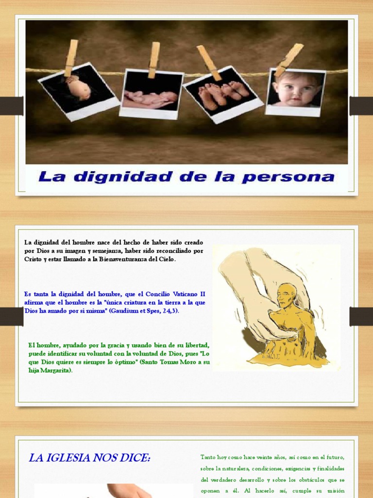 Dignidad Humana y su Origen Divino | PDF | Dignidad | Cristo (título)