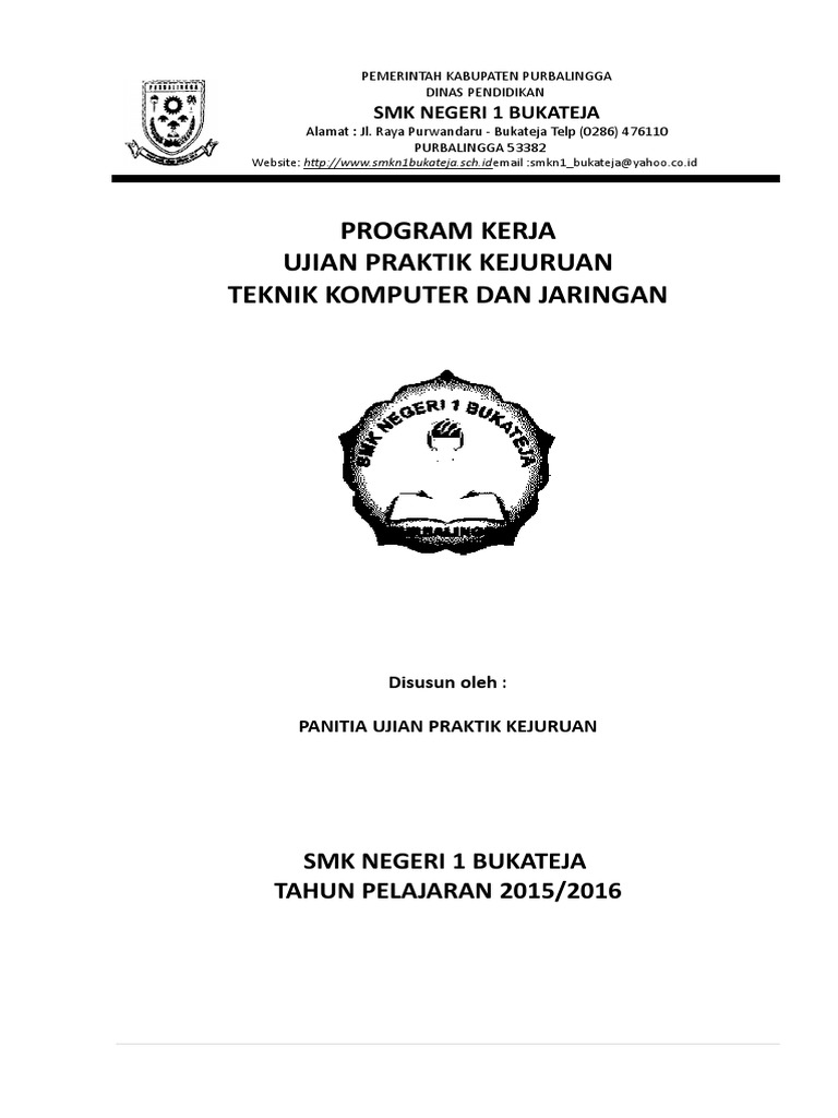 Program Kerja Ukk TKJ | PDF