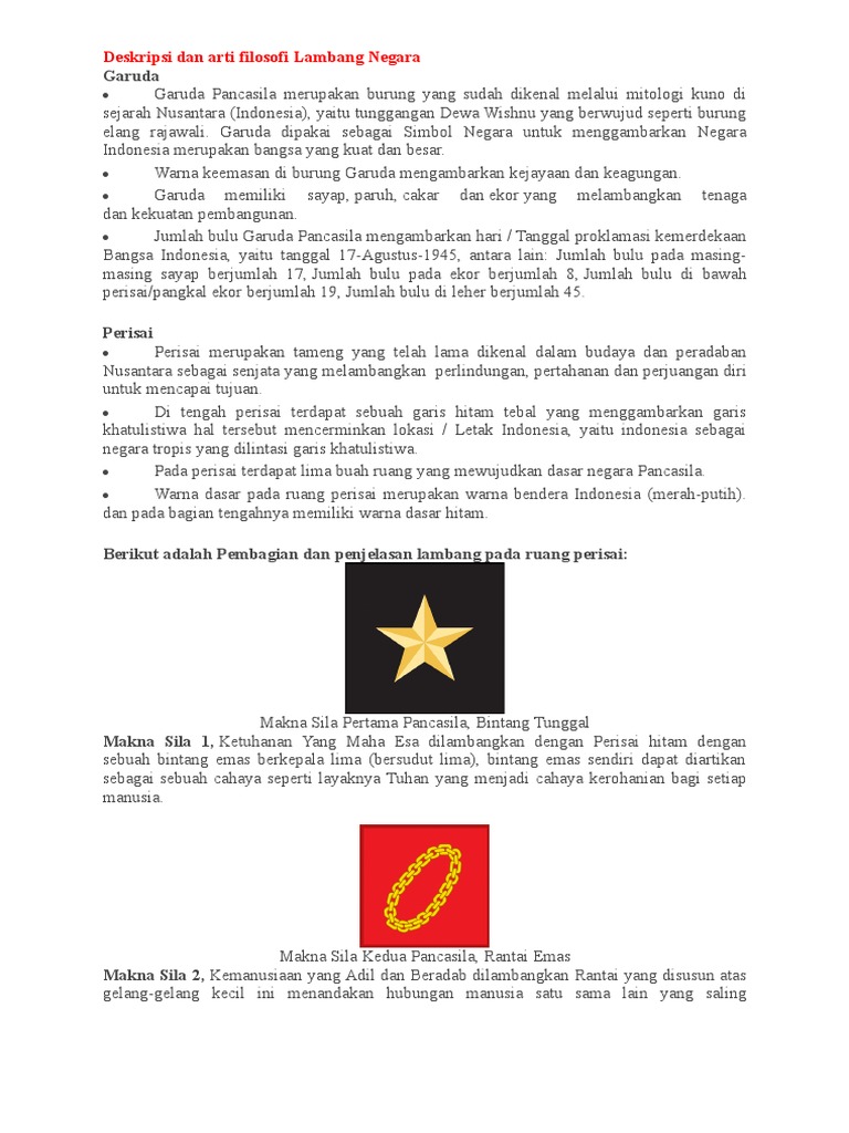 Filosofi dan Makna Garuda Pancasila | PDF | Agama & Spiritualitas
