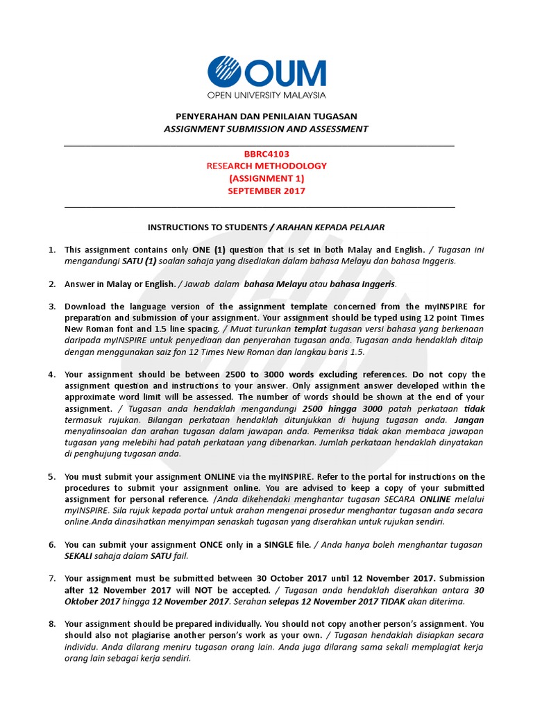 BBRC 4103 Research Methodology | PDF