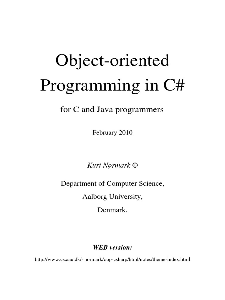 All C#, C SHARP PROGRAMS | PDF