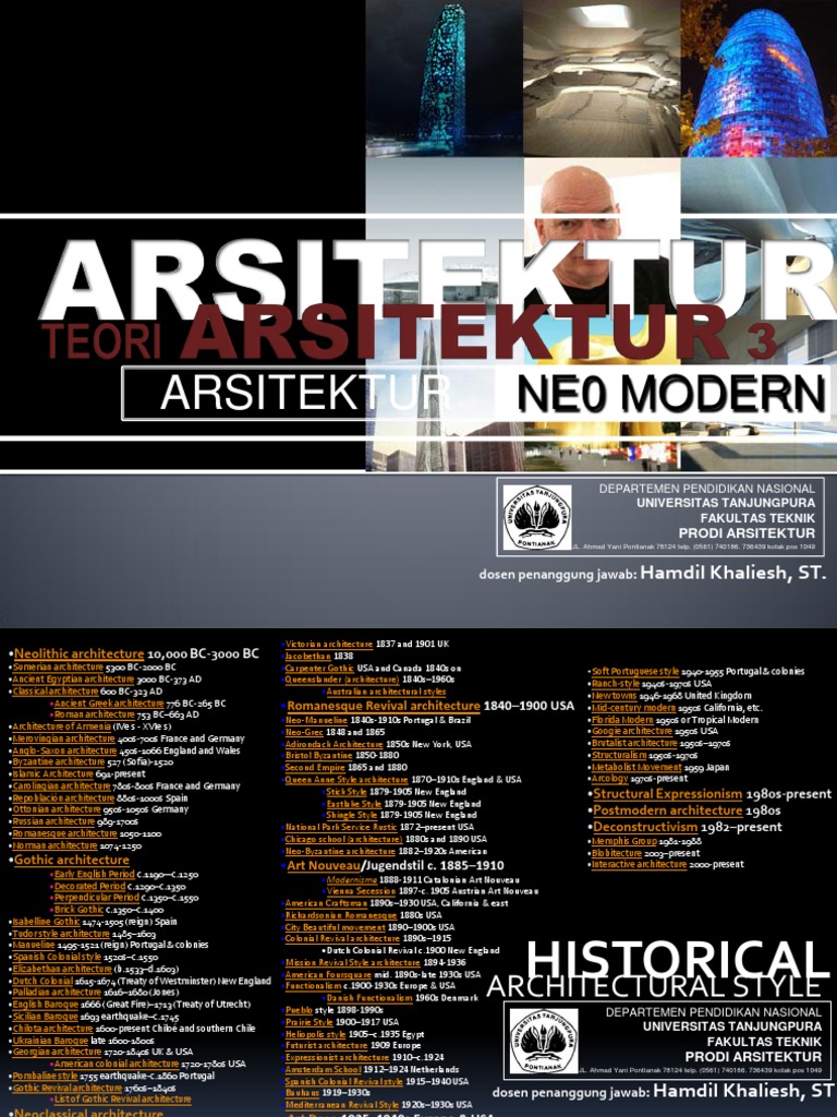 Arsitektur Neo Modern Pdf Pdf