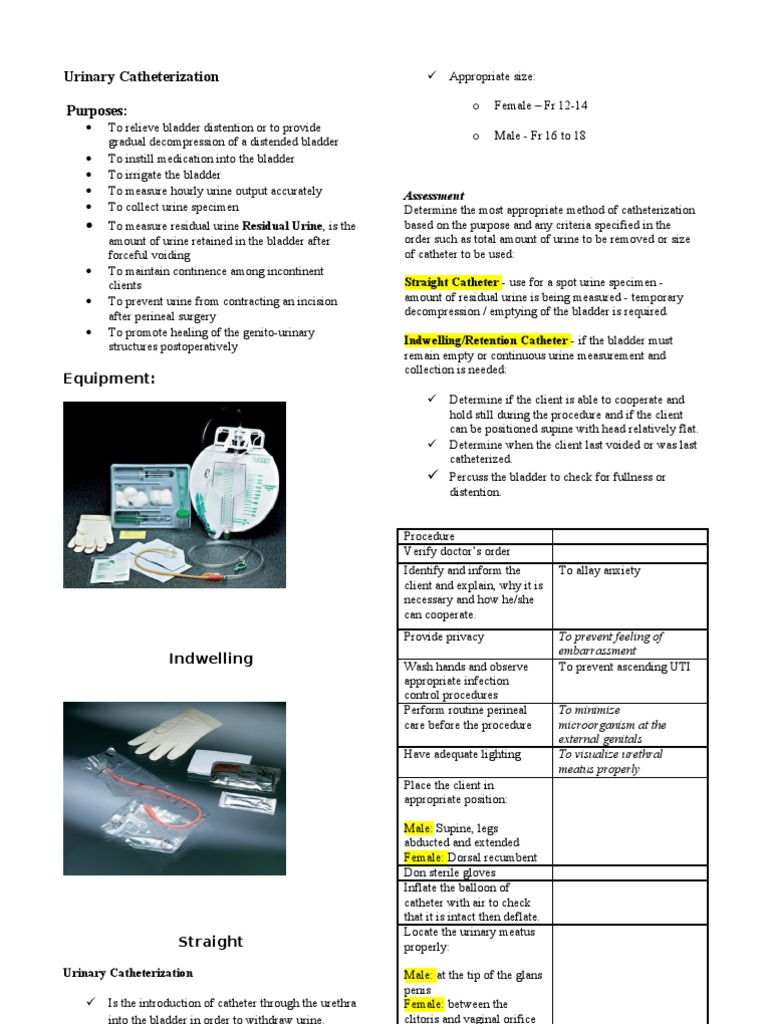 Urinary Catheterization | PDF | Urinary Incontinence | Urination