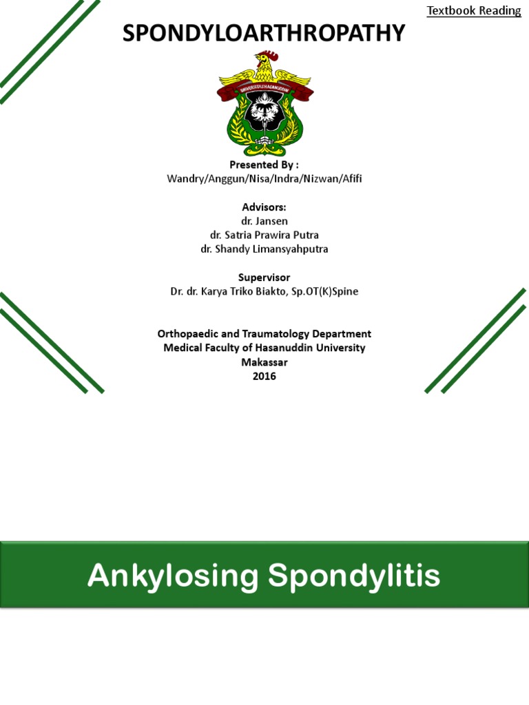 Understanding Spondyloarthritis Types | PDF | Arthritis | Vertebral Column