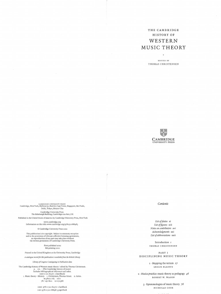 Western Music Theory | PDF