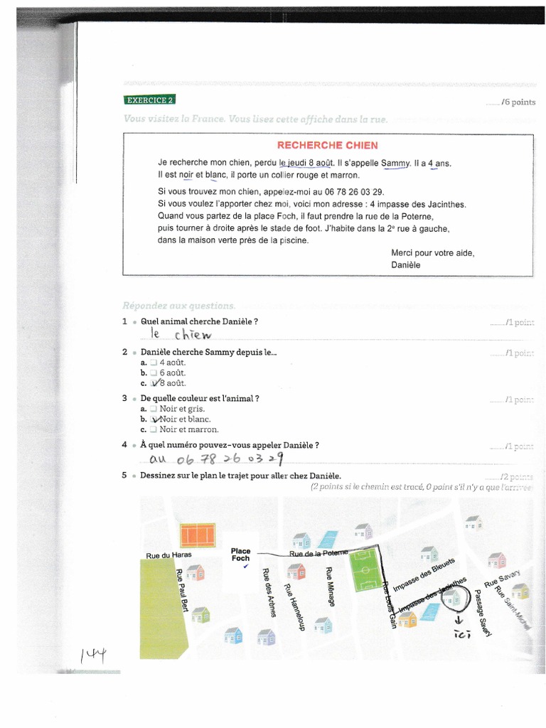 Delf A1 Practice | PDF