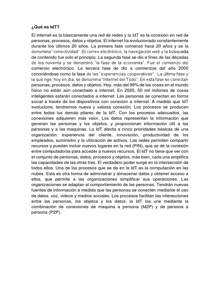 Qué Es IdT | PDF