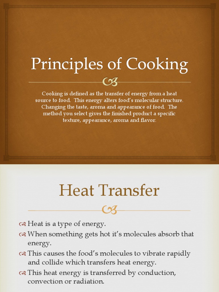 Principles of Cooking | Download Free PDF | Grilling | Baking