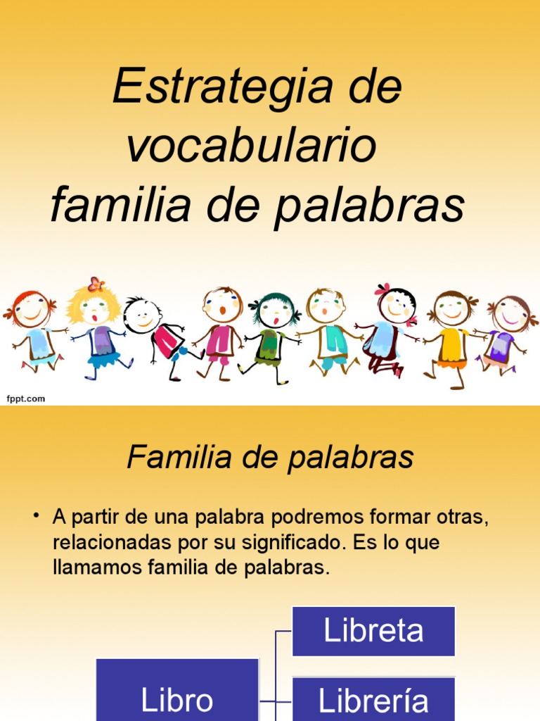 Familia de Palabras | PDF
