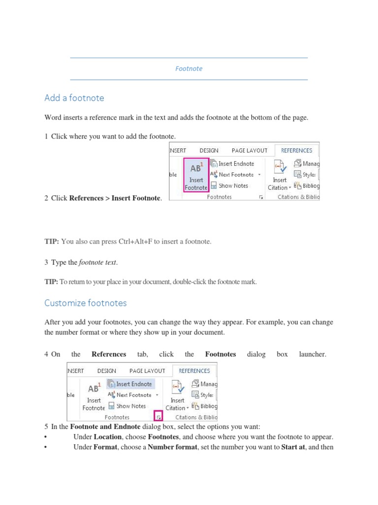 Footnote+Citation HowTo | PDF | Citation | Information Science