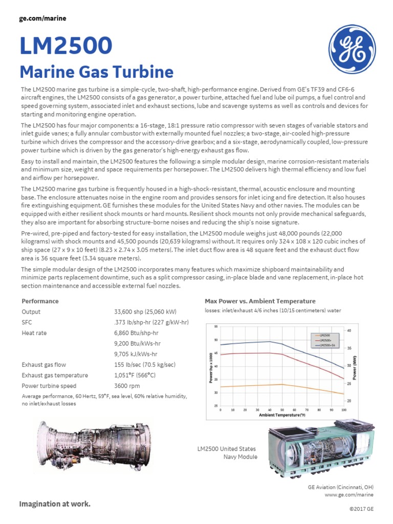 datasheet-lm2500 | Gas Turbine | Gas Compressor | Free 30-day Trial ...