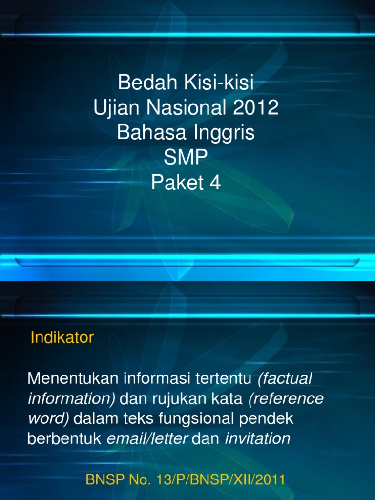 SMP Bing Paket 4 - 19 Apr 12 - 2 | PDF | Egg As Food | Foods