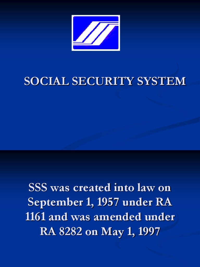 Sss Presentation Short | Pension | Employment