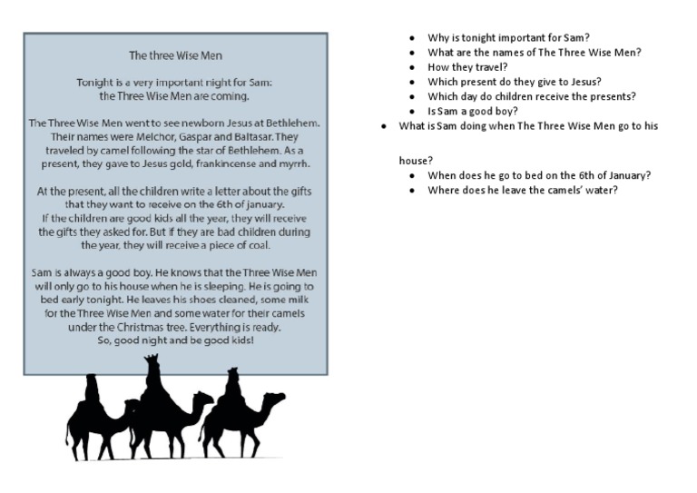 The Three Wise Men | PDF | Religion & Spirituality