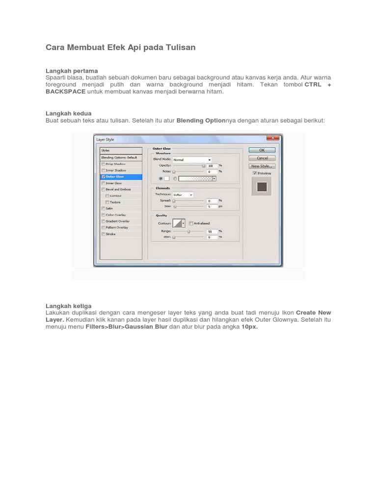 Cara Membuat Tulisan API | PDF