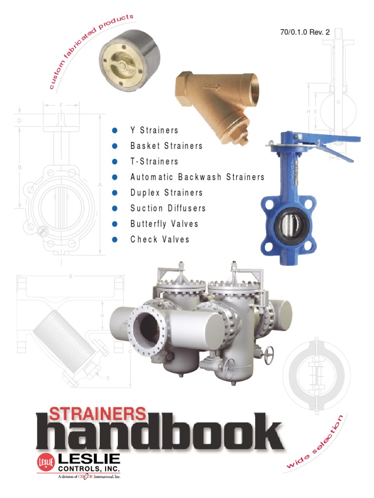 Strainers Handbook Rev.2 | PDF | Steel | Valve