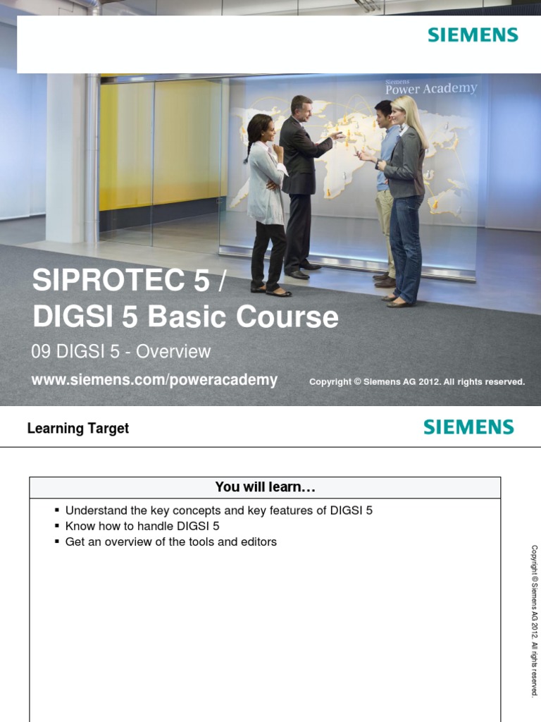 09 d01 Digsi 5 - Overview v1.1 En-Us | Download Free PDF | Online And ...