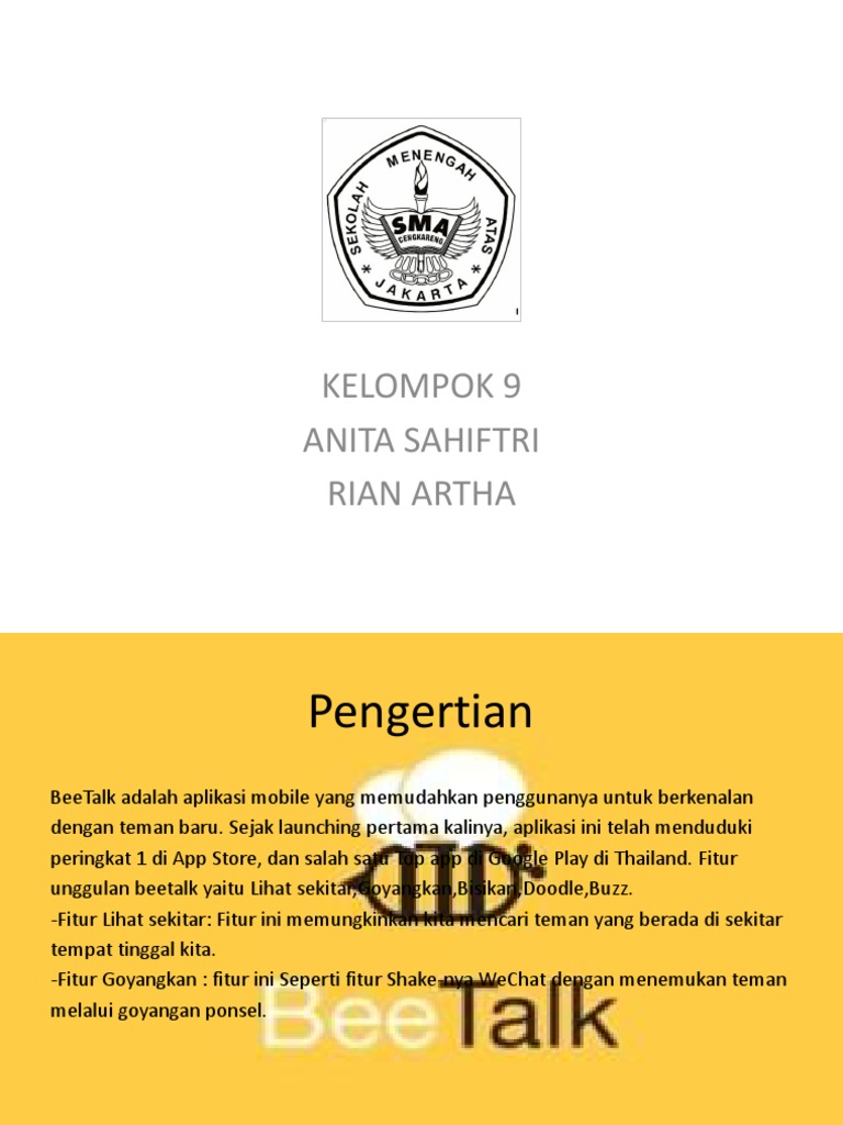 PERKEMBANGAN BEETALK DI INDONESIA | PDF