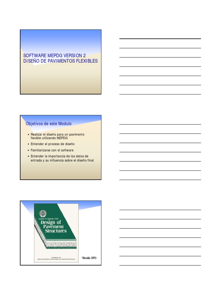 Diseño de Pavimentos con MEPDG | PDF | Informática | Software