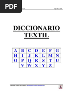 Diccionario de Términos Textiles | PDF | Textiles | Hilo