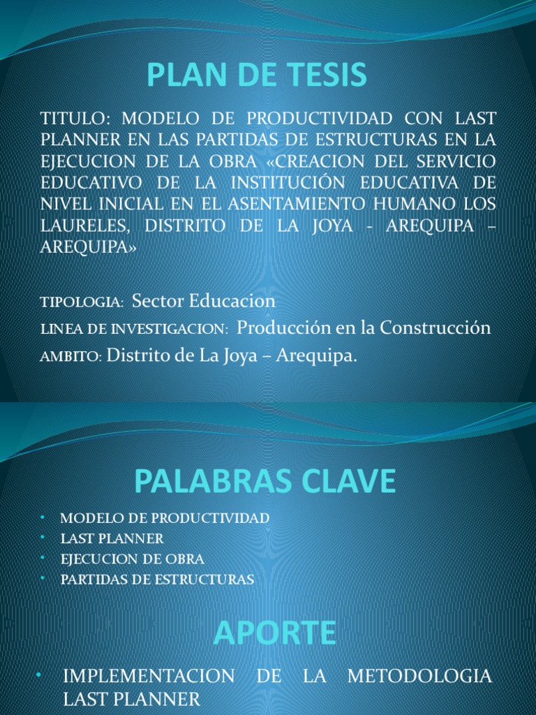 Plan de Tesis - Gerbhert Guerra | PDF | Business | Science