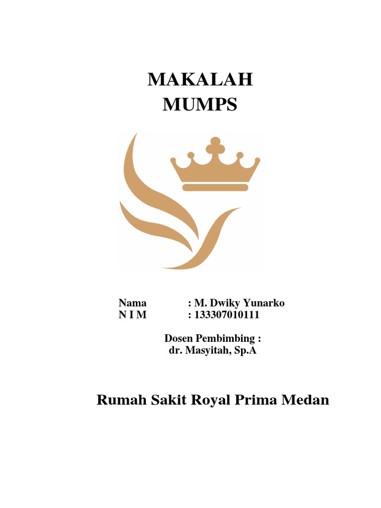 Diagnosis Banding Mumps pada Anak | PDF | Kesehatan Holistik | Sains ...