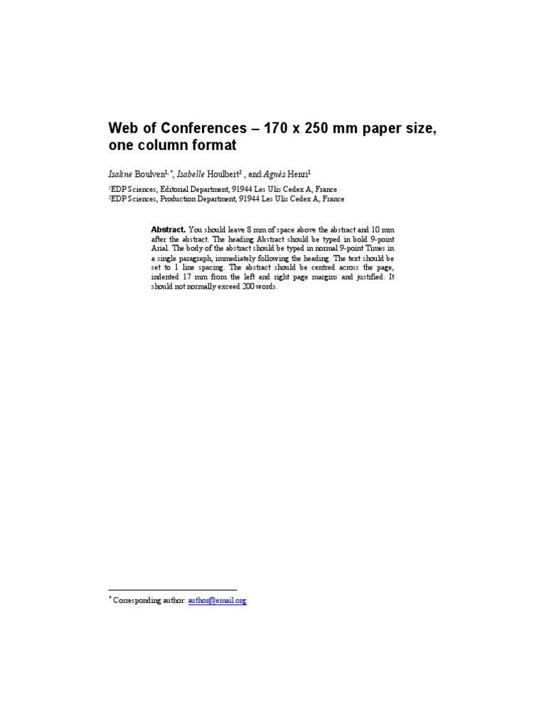 Contoh Abstract | PDF