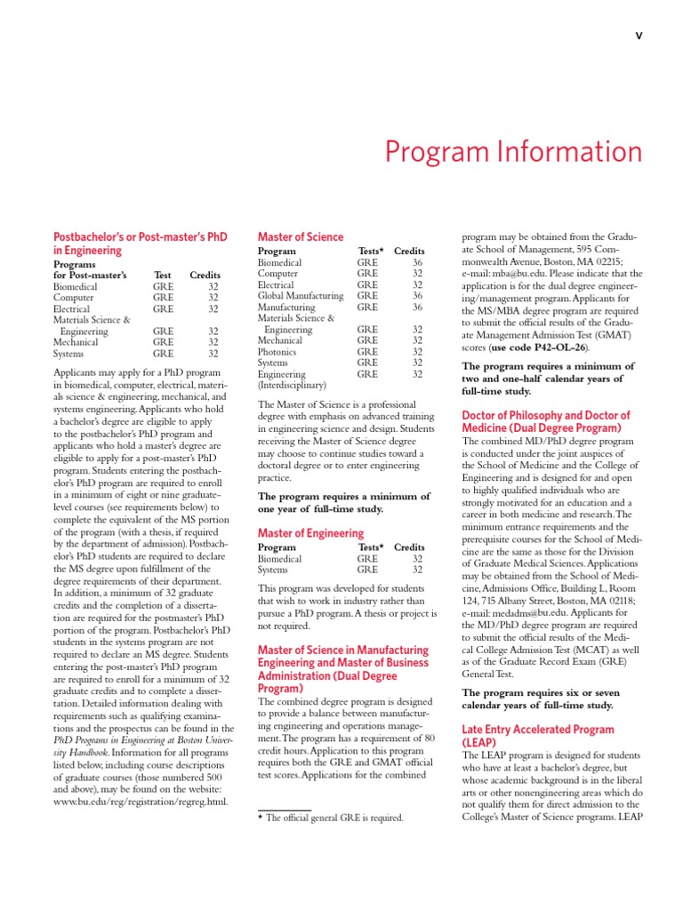 Program Info | PDF | Academic Degree | Doctor Of Philosophy
