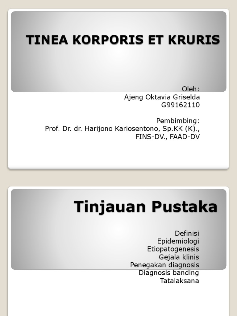Tinea Korporis Et Kruris | PDF