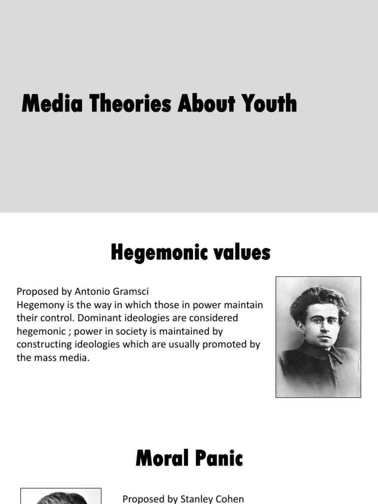 Media Theory Definitions | PDF | Hegemony | Mass Media