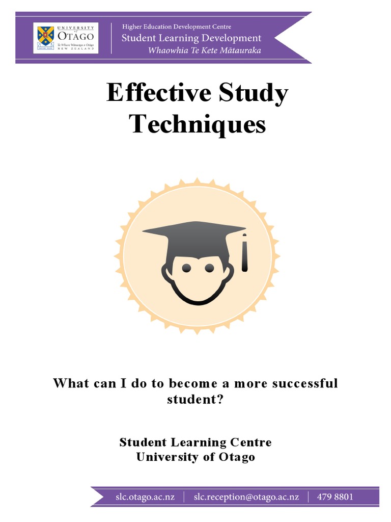 Effective Study Techniques for Students | PDF | Learning | Lecture