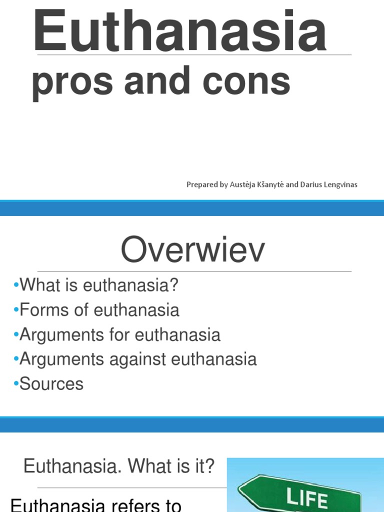 Euthanasia: Pros and Cons | PDF