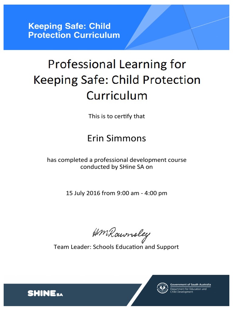 Child Protection Curriculum | PDF | Career & Growth | Business