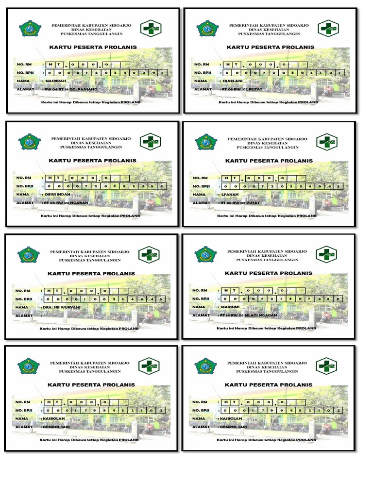 Kartu Prolanis | PDF