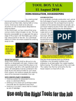 LEV Weekly Checklist | PDF | Working Conditions | Workplace