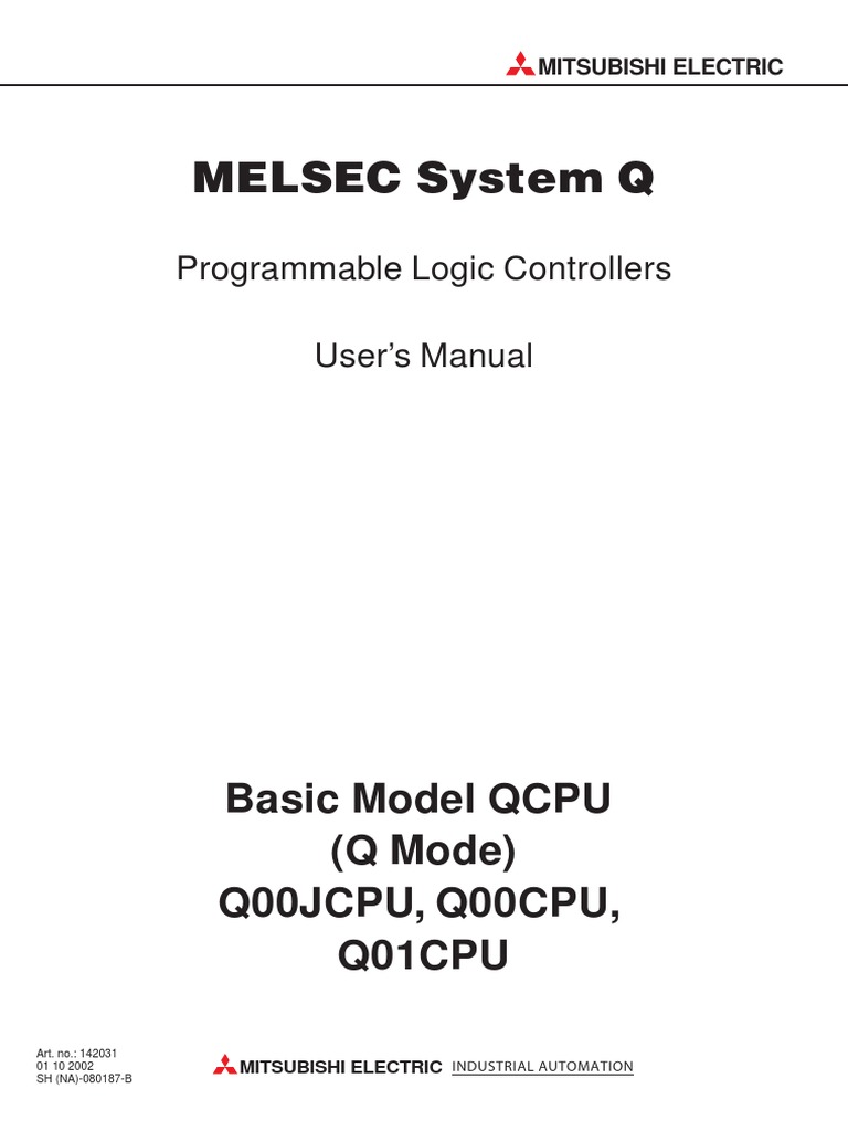 QCPU Basic Model PDF | PDF | Programmable Logic Controller | Electrical ...