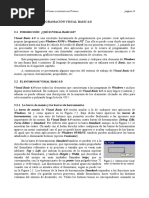 El Entorno de Visual Basic 6.0 | PDF | Básico | Ventana (informática)