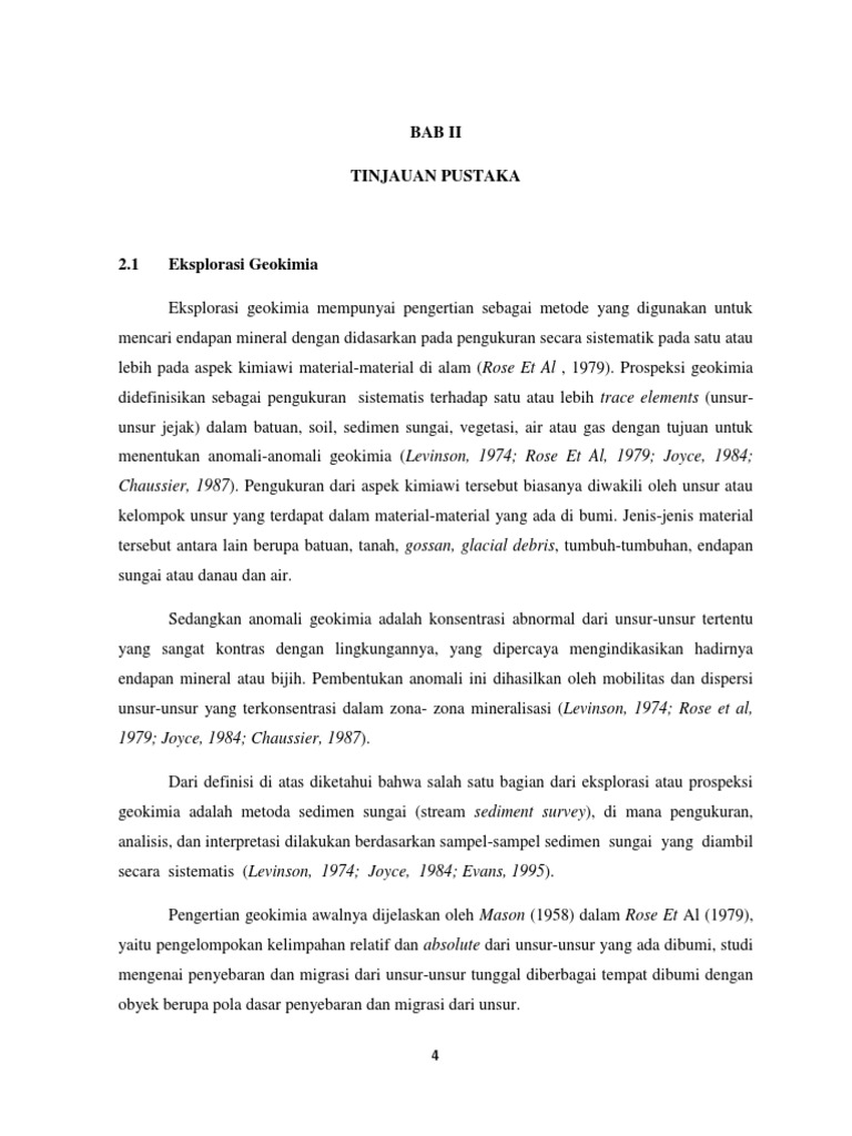 SURVEY GEOKIMIA TANAH DAN AIR UNTUK MENGETAHUI KADAR MERRKURI (HG ...