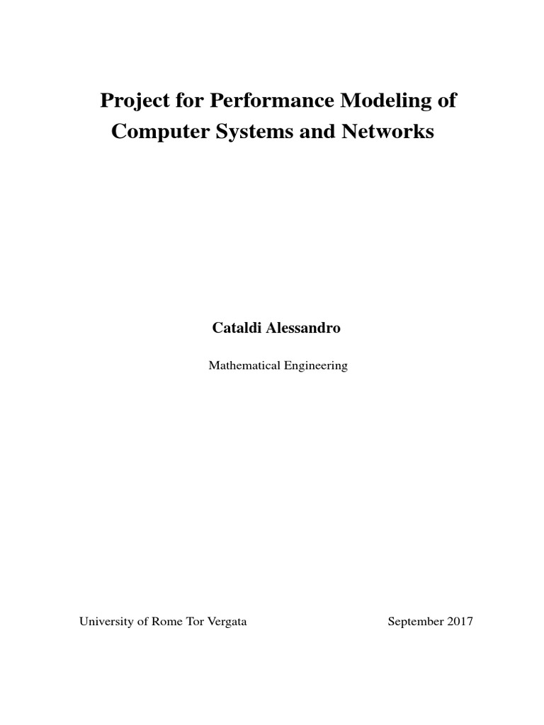 Analysis of a Two Queue System for Task Offloading in Fog Computing | PDF | Chi Squared ...