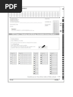 Flyers Answer Sheet | PDF