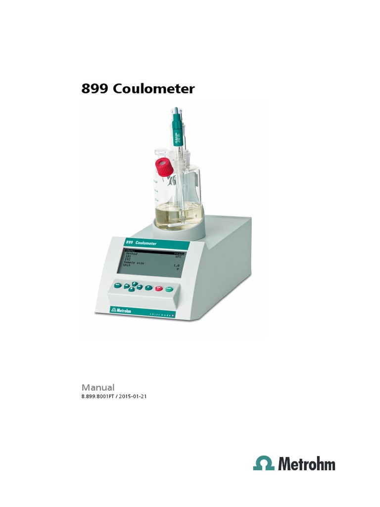88998001PT Manual 899 Coulometer | PDF | USB | Pen-drive