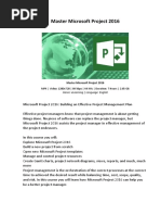 Microsoft Project 2016 Step by Step | PDF