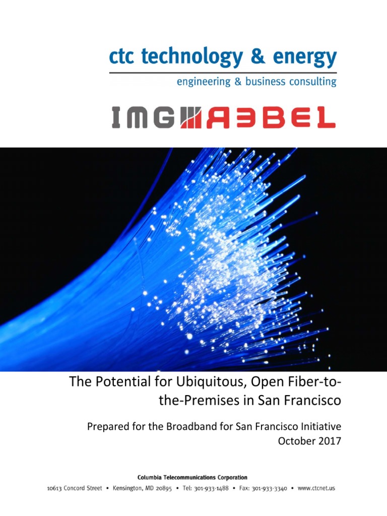 San Francisco Municipal Fiber Network: CTC Report - 10.11.17 | PDF ...