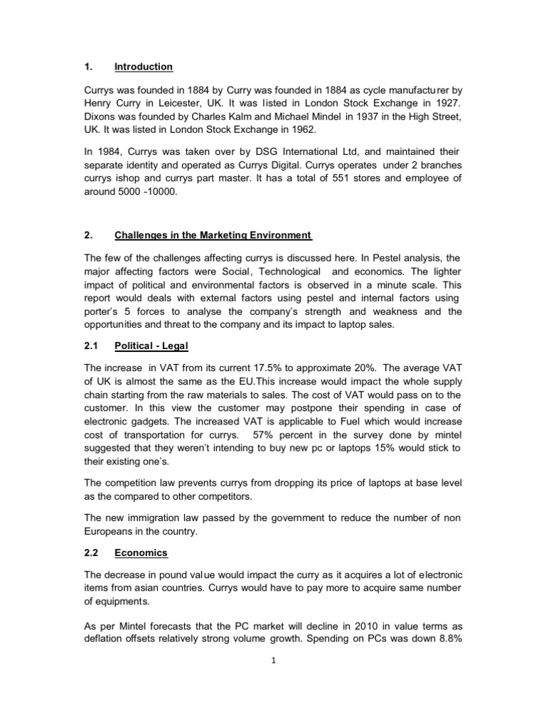 Marketing Assignment | Retail | Laptop